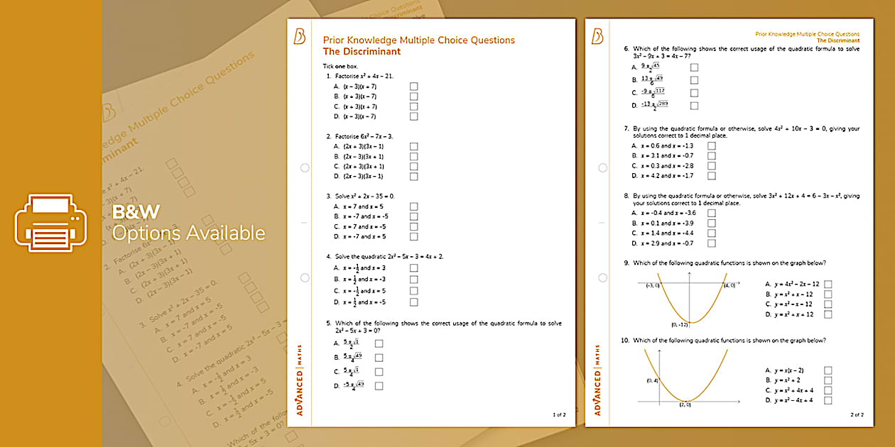 👉 The Discriminant Questions | AS Level Maths | Beyond