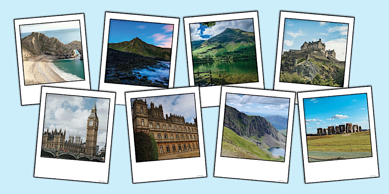 United Kingdom Instant Photo Style Display Images - Twinkl