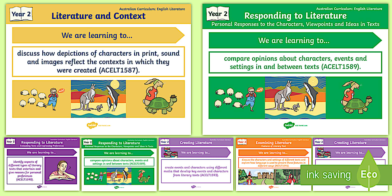 Australian Curriculum English: Year 2 Literature Content Descriptions ...