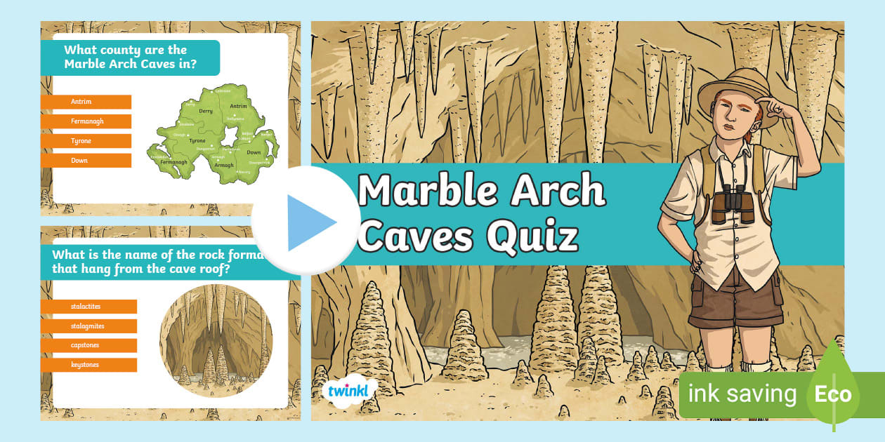 The Marble Arch Caves Quiz PowerPoint (Teacher-Made)
