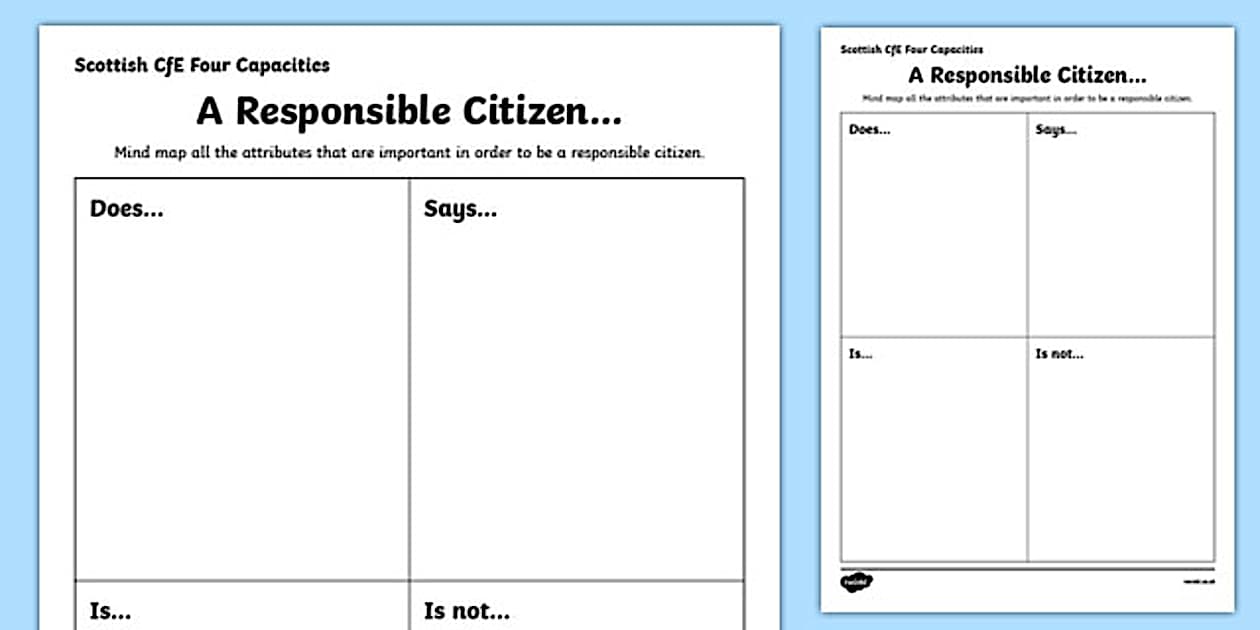 CfE Responsible Citizens - Scottish Learning Resources