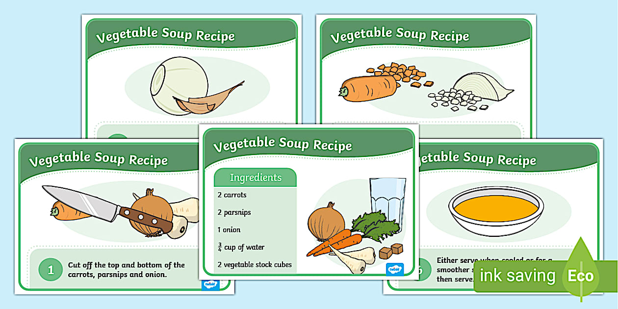 NZ Vegetable Soup Recipe (teacher made) - Twinkl