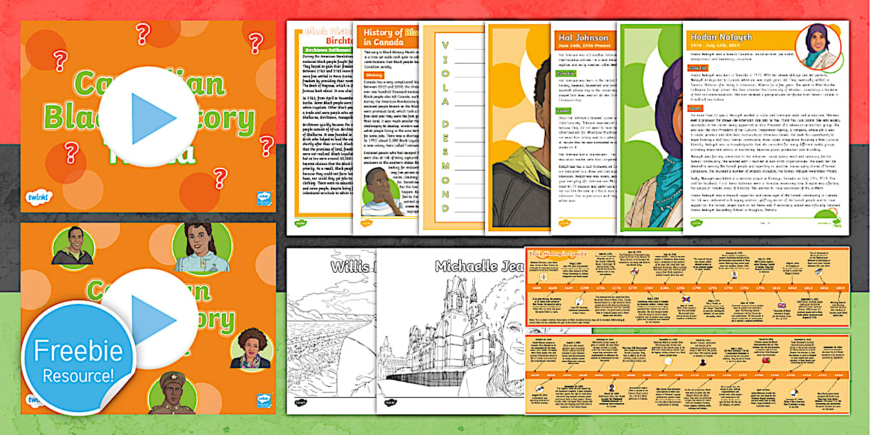 Free Teaching Pack - Black History Worksheets - Twinkl CA