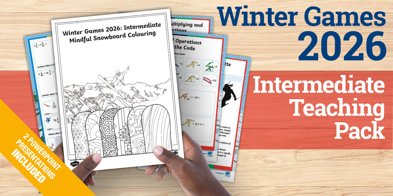 Winter Games 2026 Teaching Pack