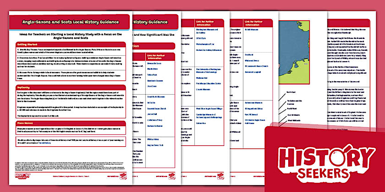 Anglo-Saxons & Scots Local History Guide (Teacher-Made)