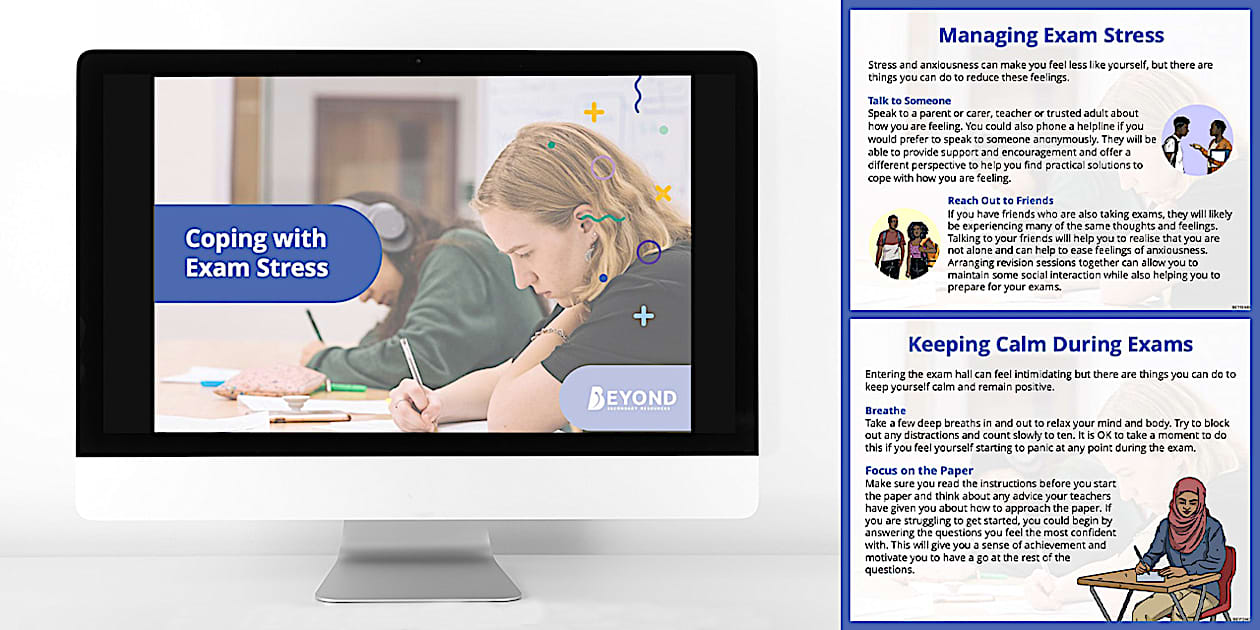 Exam Stress Management PowerPoint (teacher made) - Twinkl