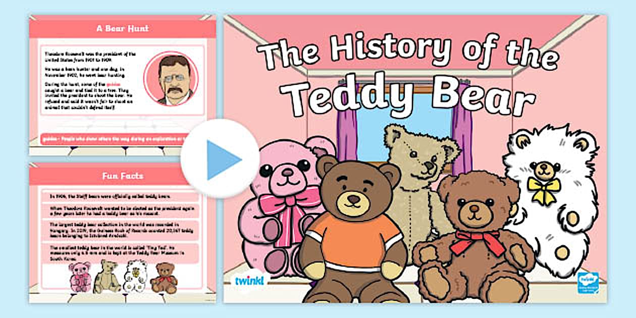 KS1 A Teddy Bear History PowerPoint (teacher made) - Twinkl