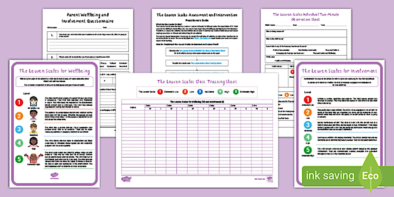 Leuven Scale EYFS Wellbeing and Involvement Practitioner Assessment Guide