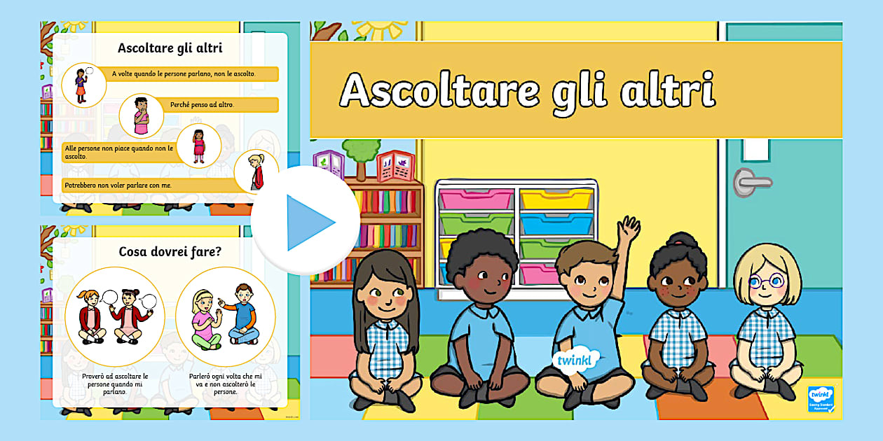 Ascoltare gli altri - PowerPoint (Teacher-Made) - Twinkl