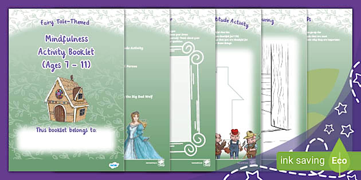 Fairy Tale-Themed Mindfulness Activity Booklet (Ages 7 - 11)