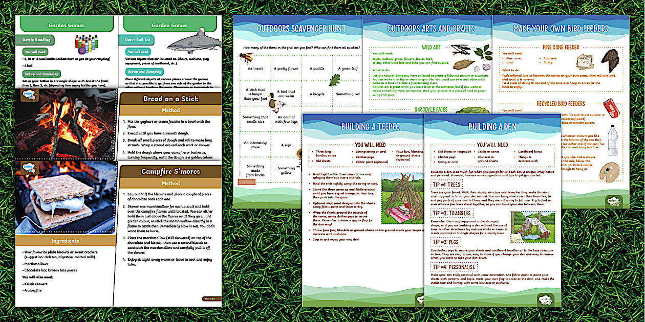 Outdoor Activities Pack | Twinkl Party (teacher made)