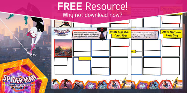 FREE Spider-Man™: Create Your Own Spider-Man Comic Strip FREE Spider-Man™: Create Your Own Spider-Man Comic Strip