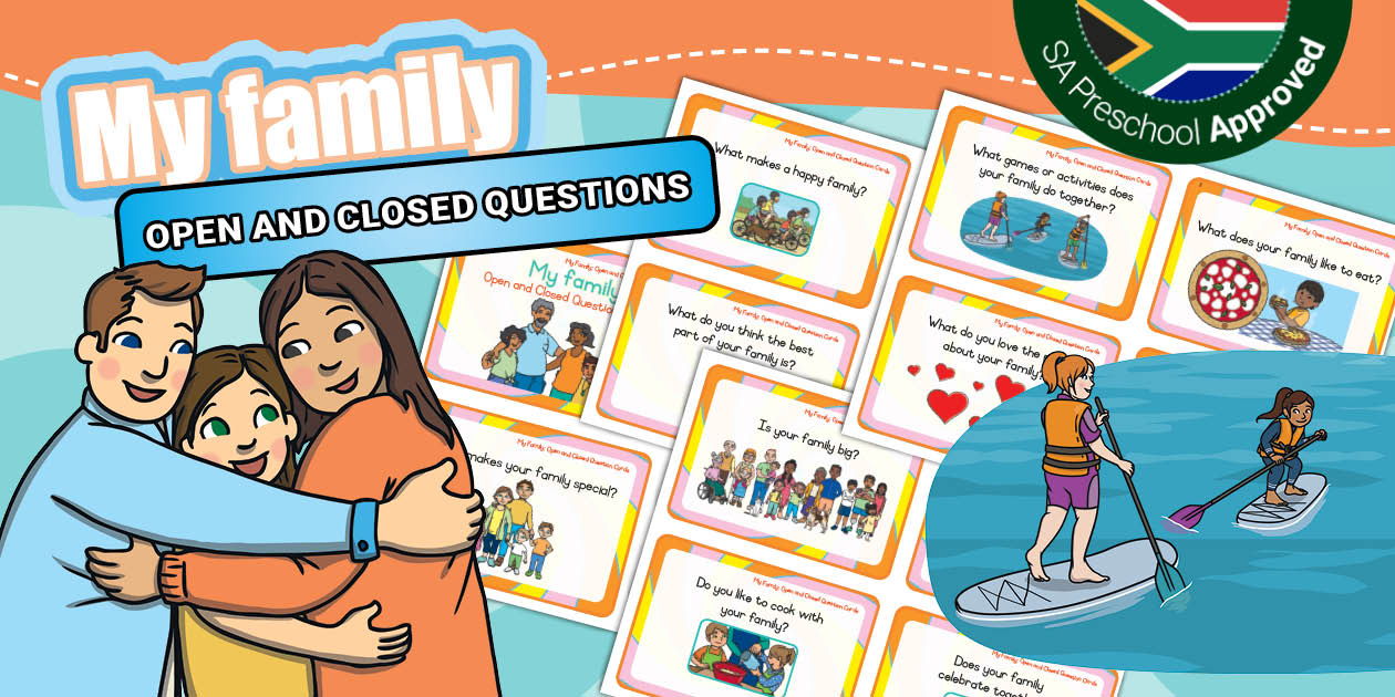 Preschool: My Family: Open and Closed Questions