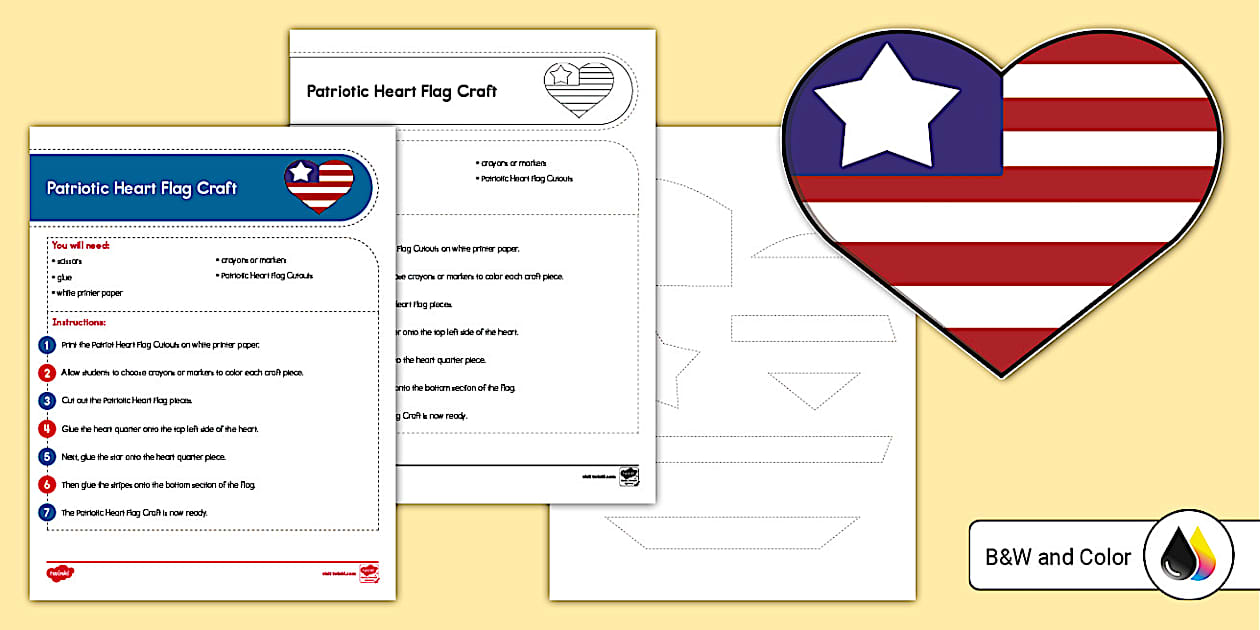 USA Flag Craft for Patriot Day for Kids | Twinkl USA