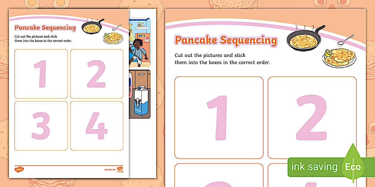 NEW * Pancake Sequencing KS1 Activity (teacher made)