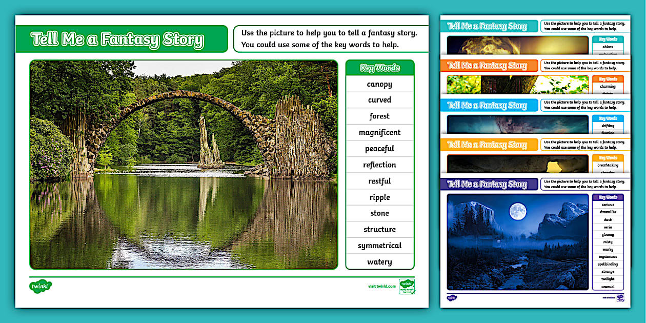 KS1 Tell Me a Fantasy Story Inspirational Activity Pack