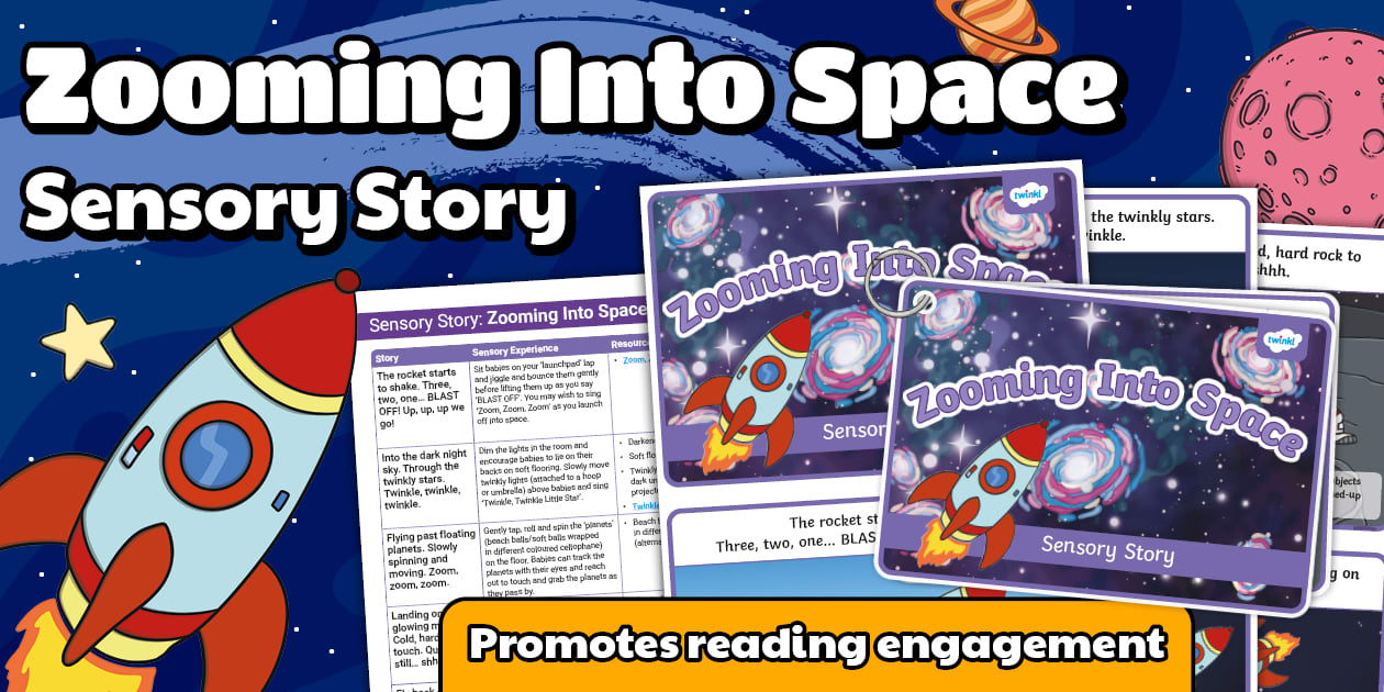 Zooming Into Space Sensory Story