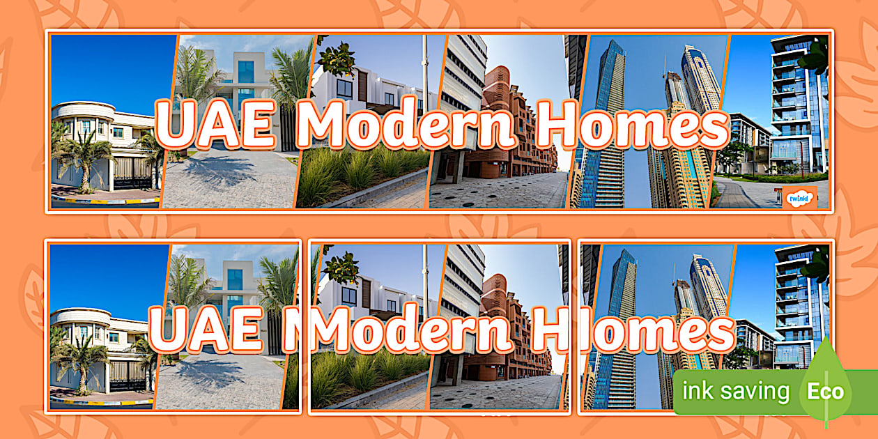 UAE Modern Homes Display Banner