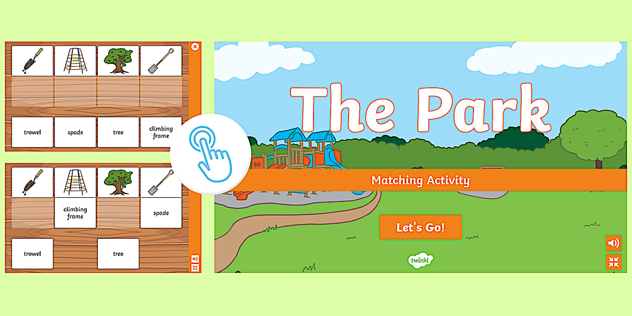 Interactive Park Matching Activity | Twinkl Go! - Twinkl