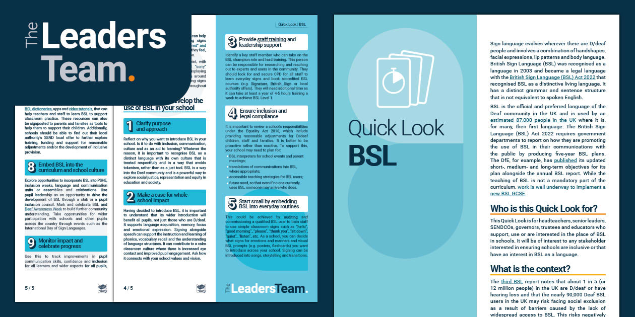 BSL Overview