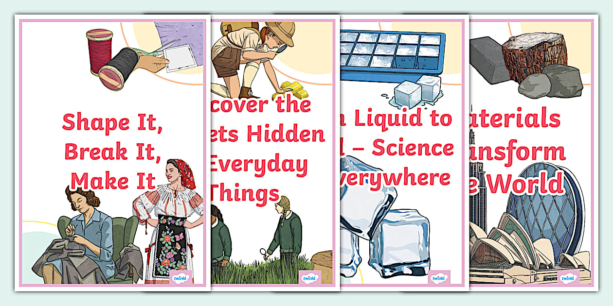 STEM Motivational Posters – Materials (Teacher-Made)