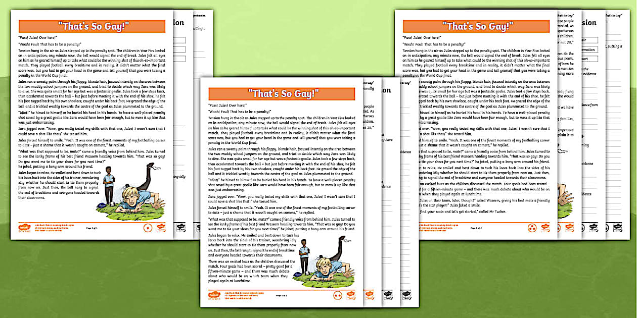 LGBTQ+ Story Reading Comprehension | Twinkl Originals