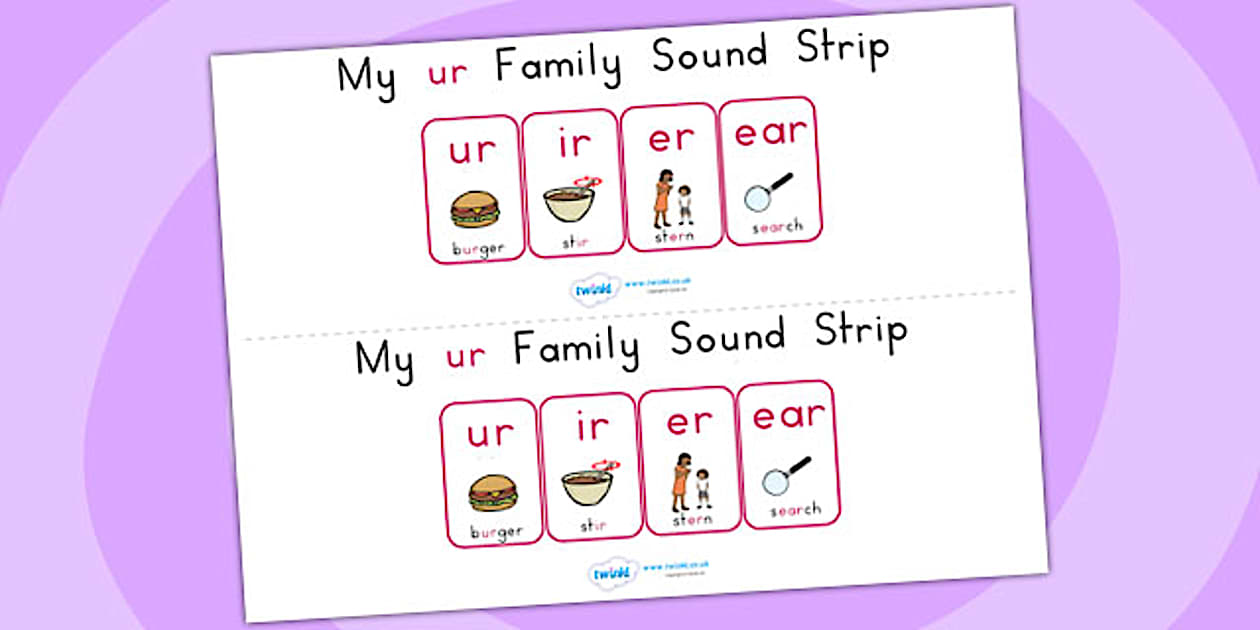 My ur Family Sound Strip (teacher made) - Twinkl