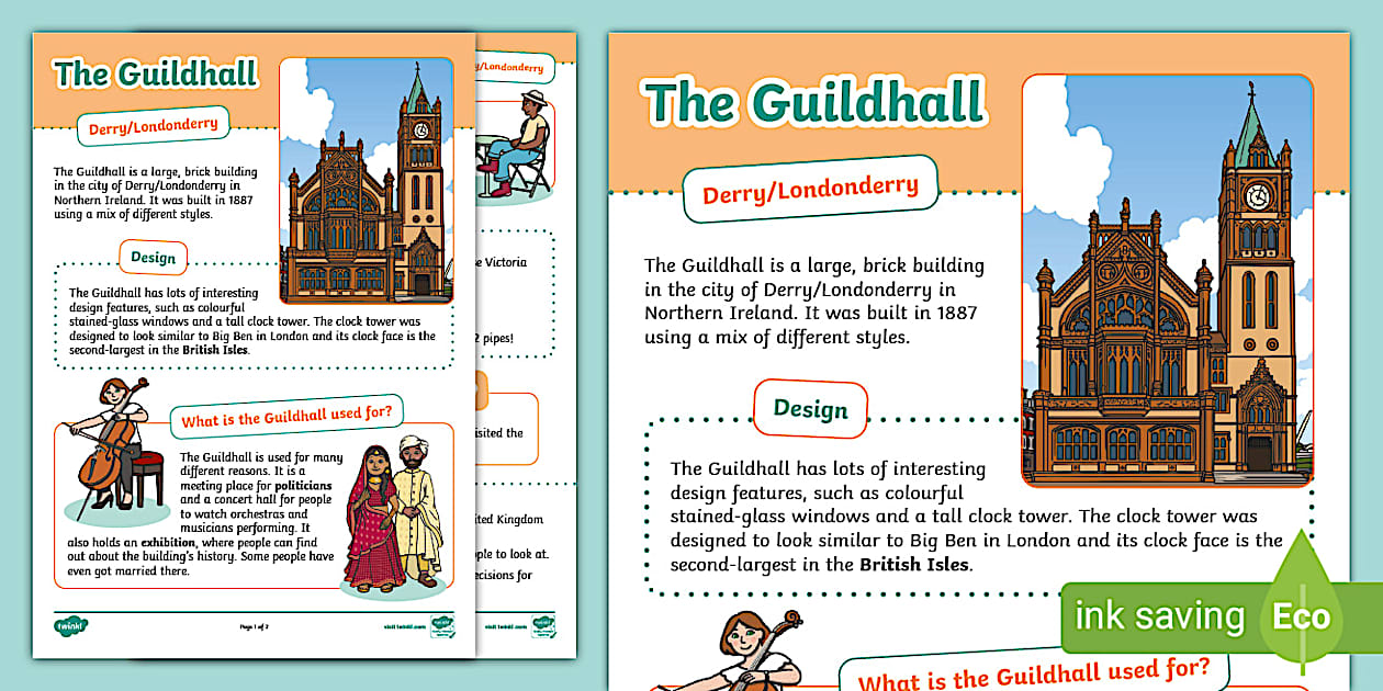 The Guildhall Derry/Londonderry Fact File