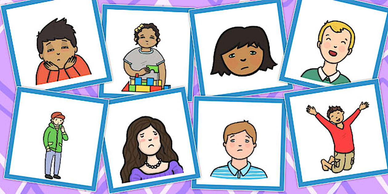 Emotions Matching Cards Set 3 Pictures Only (teacher made)