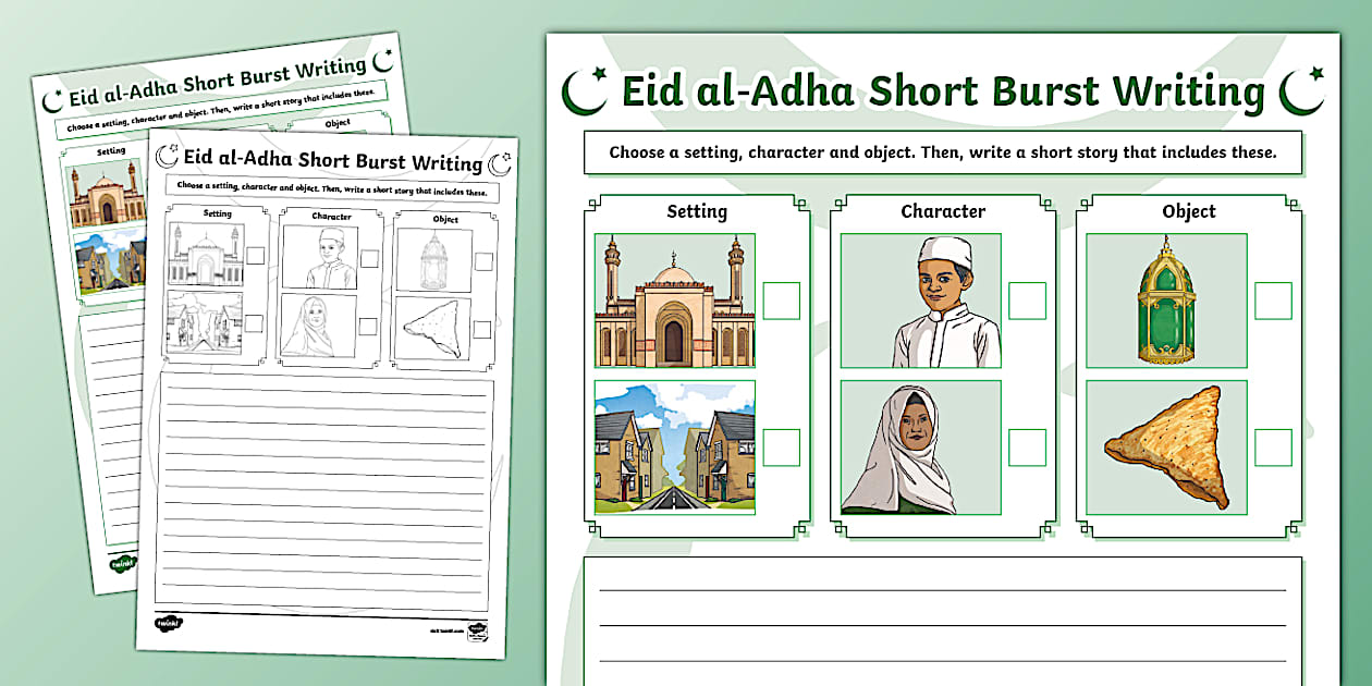 Eid al-Adha KS2 Short Burst Writing Template (teacher made)