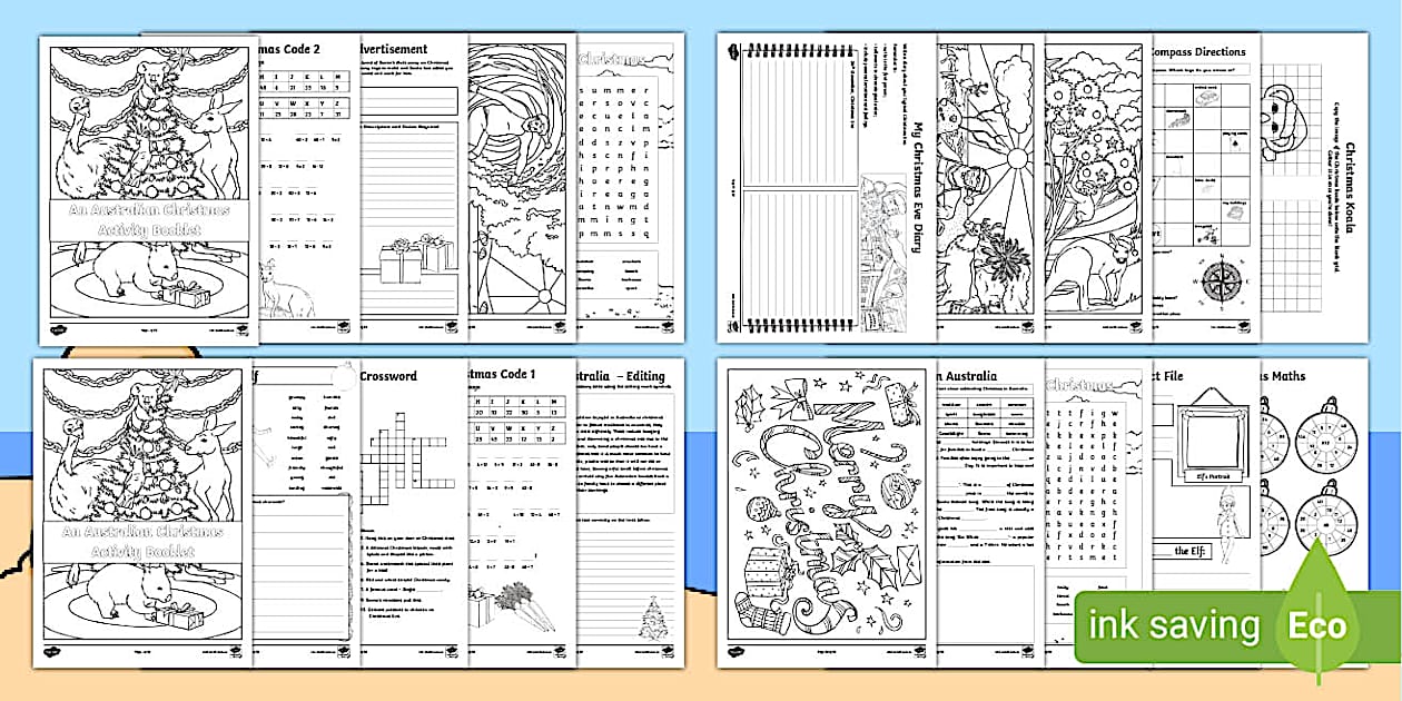 Australian Christmas Booklet - Parents - 3-4 - Topics