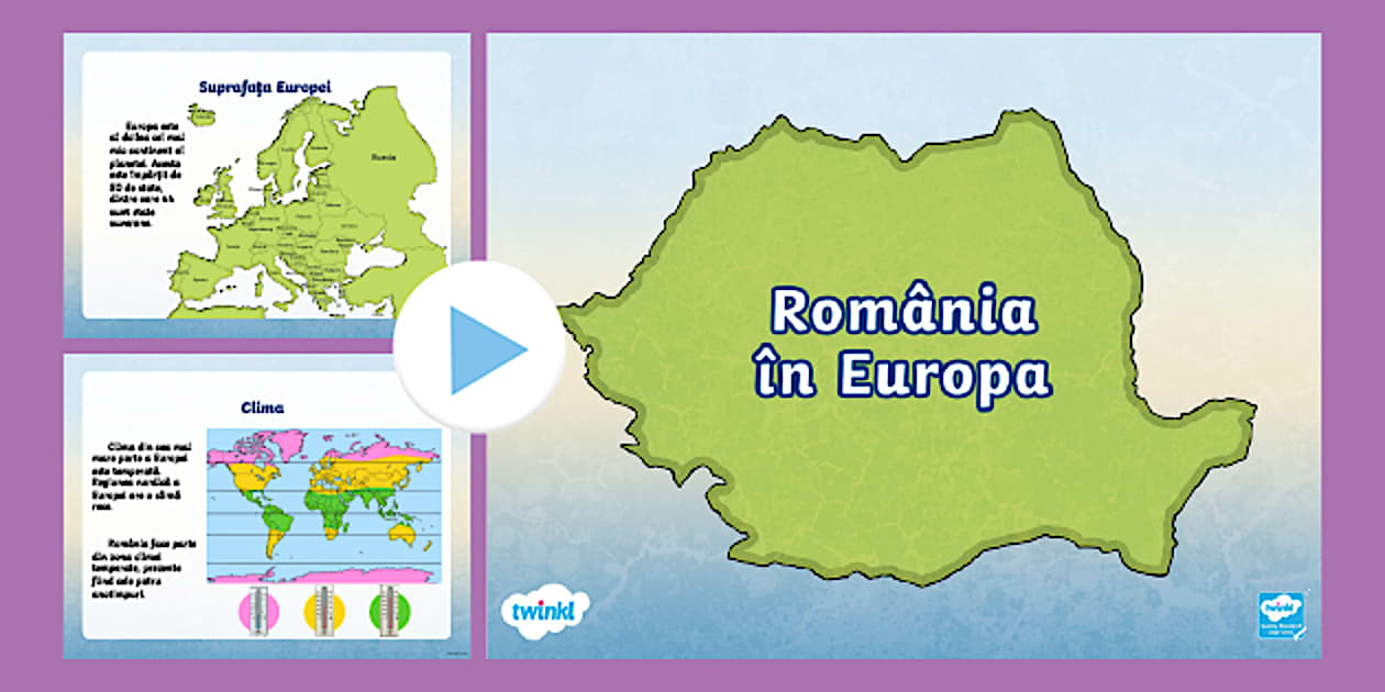 România în Europa - Prezentare PowerPoint | Twinkl România