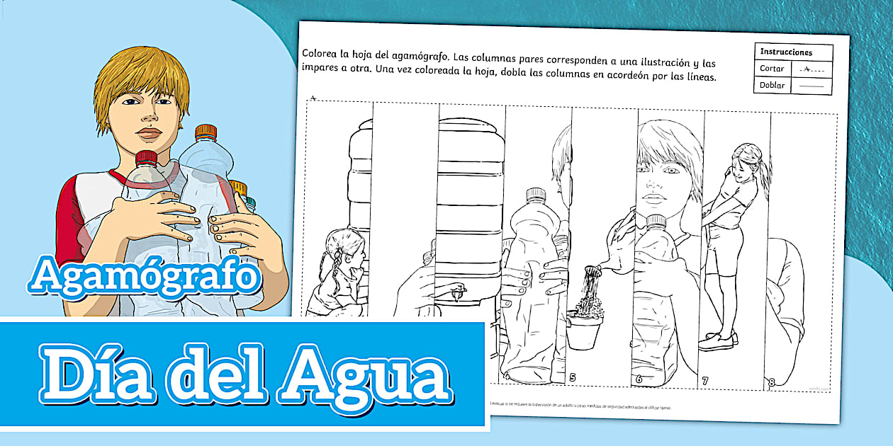 Agamógrafo: Día internacional del Agua | Twinkl