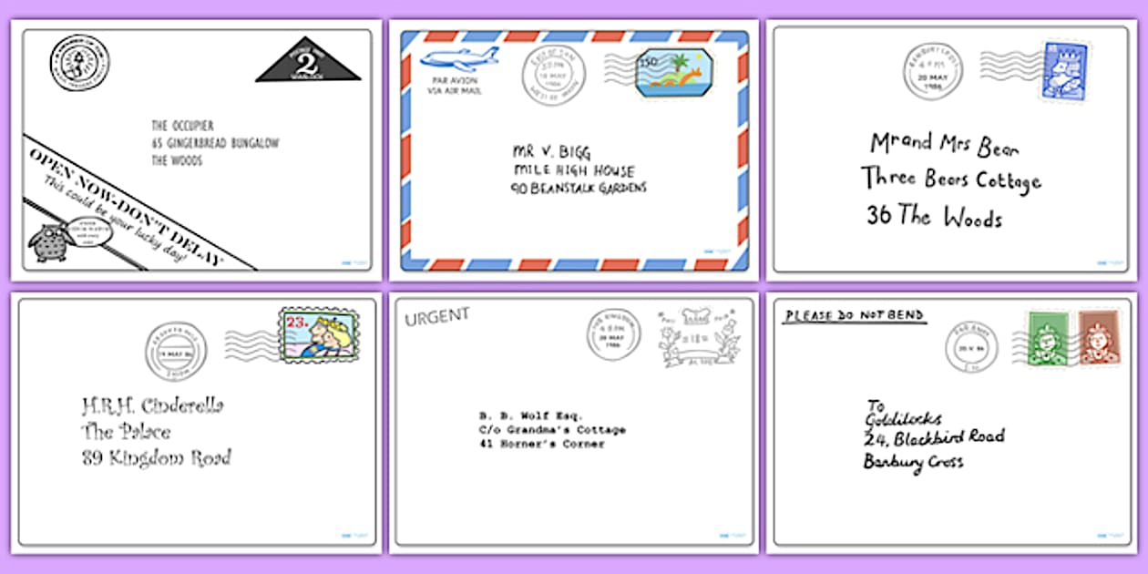 Letter Pack to Support Teaching on The Jolly Postman