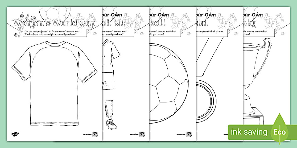 Wonderful Women's World Cup Kits Design Pack | Twinkl | KS1