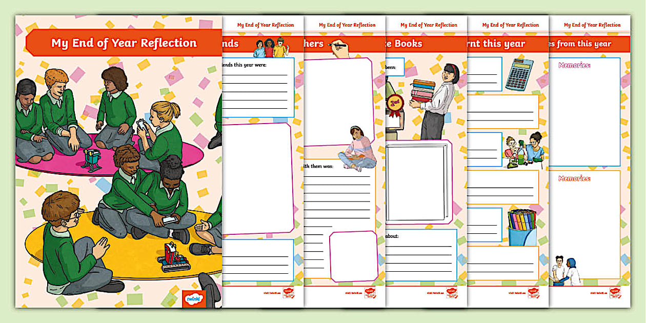KS2 End of Year Reflection Booklet (teacher made) - Twinkl