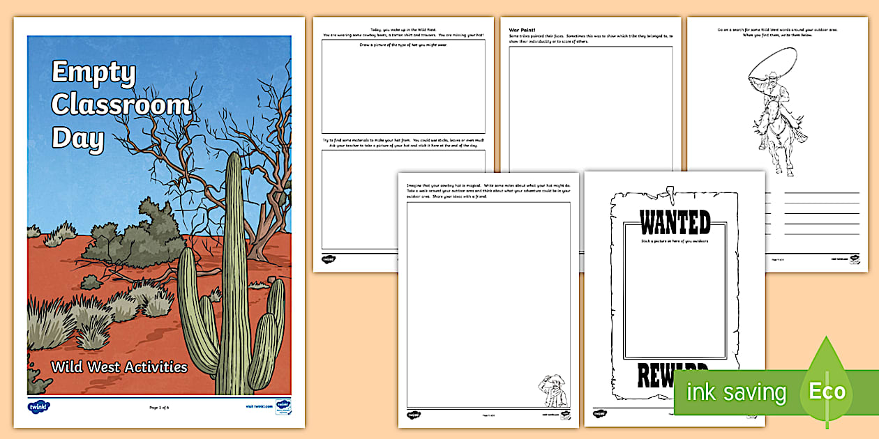 Outdoor Classroom Day | Wild west theme | Primary years