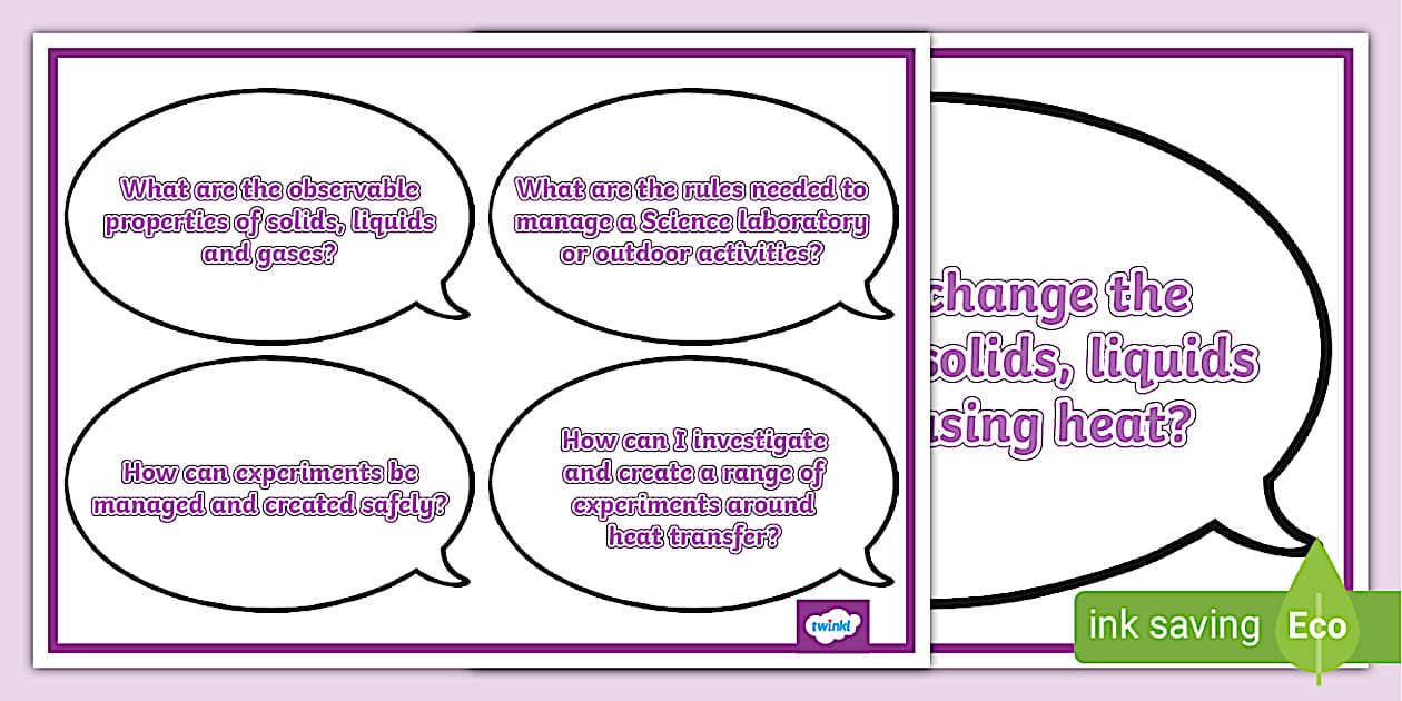 STEM IU Yr 3 Chain Reaction Focus Questions (Teacher-Made)