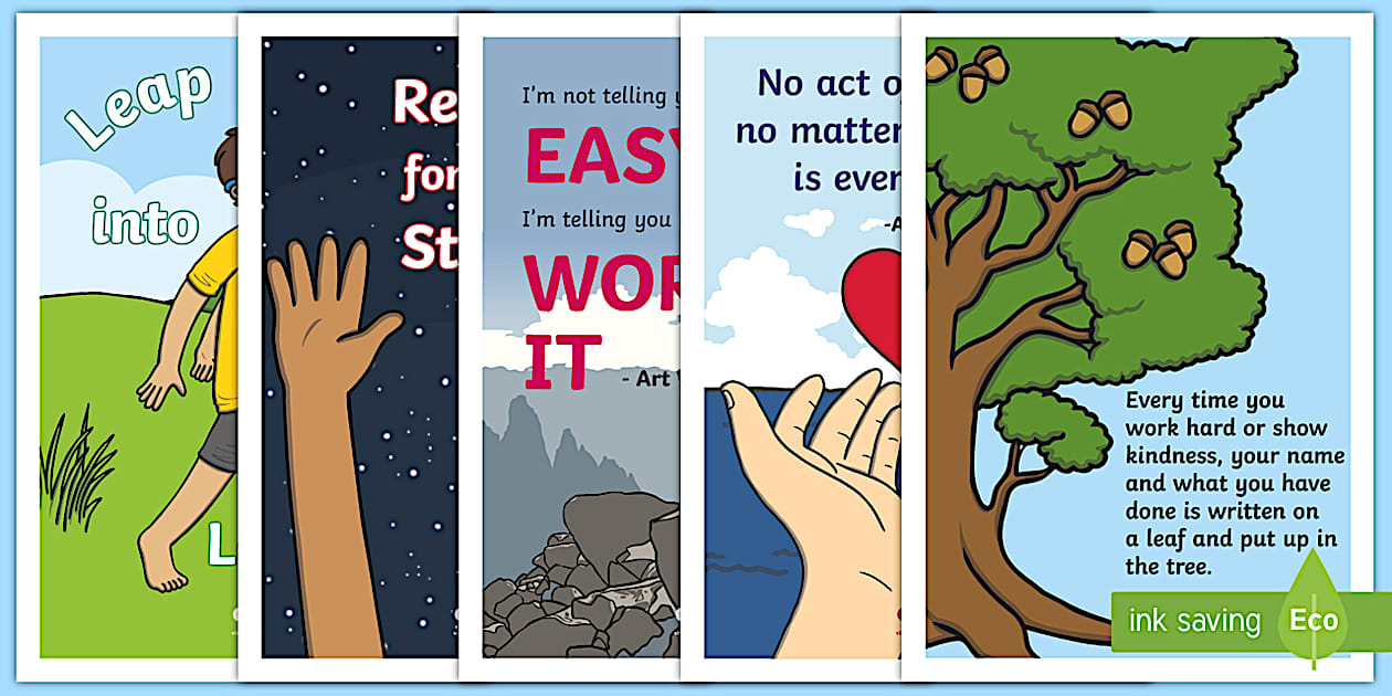 👉 Classroom Motivational Posters and Quotes - KS2