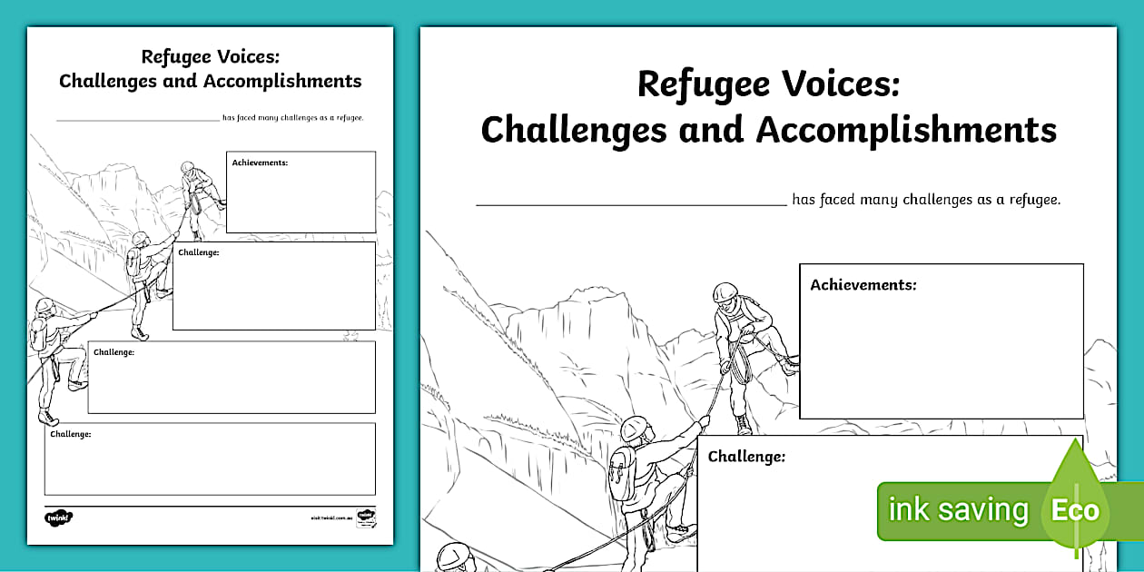 Refugee Voices: Challenges and Accomplishments