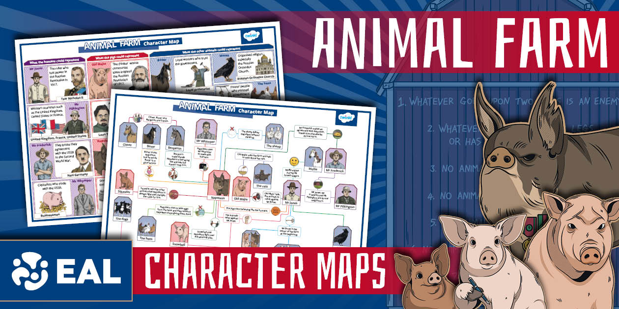 Animal Farm EAL Character Maps