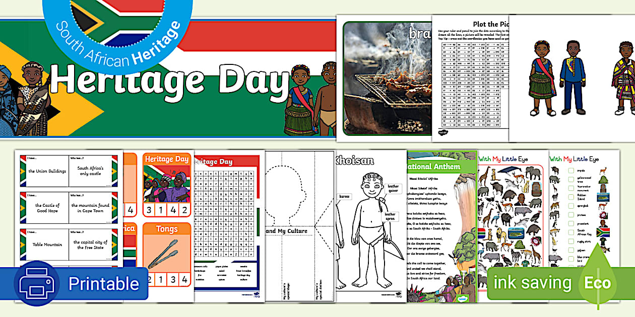 Heritage Day South Africa Super Bumper Pack (teacher made)
