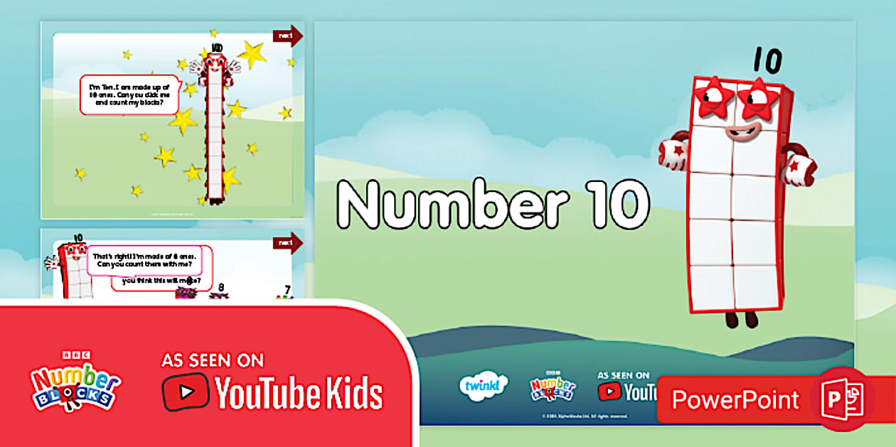 Numberblocks: Number 10 PowerPoint (teacher made) - Twinkl