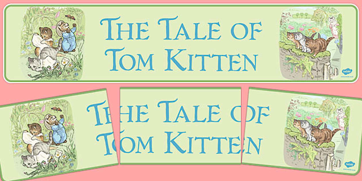 Beatrix Potter - The Tale of Tom Kitten Display Banner