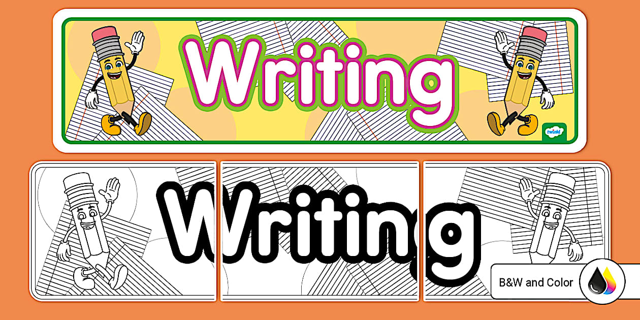 Writing Banner (teacher made) - Twinkl