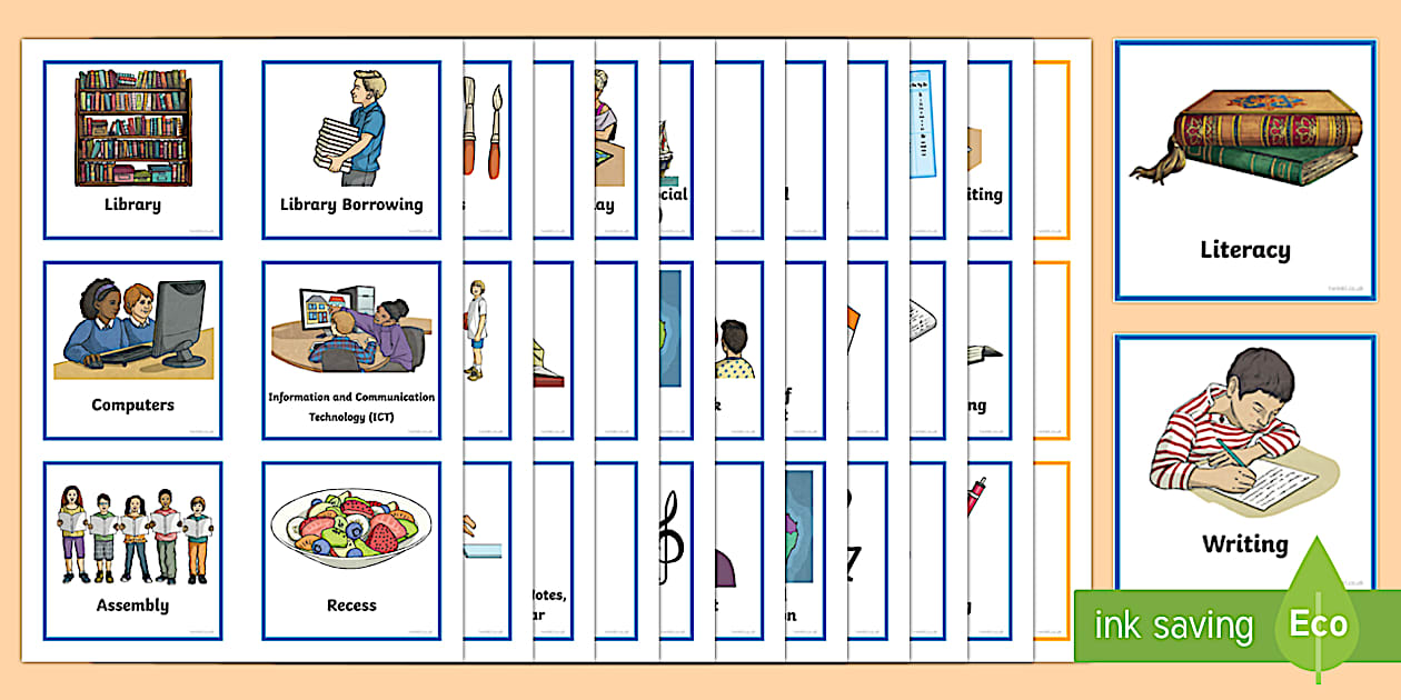 Australian K - 6 Visual Timetable (teacher made) - Twinkl