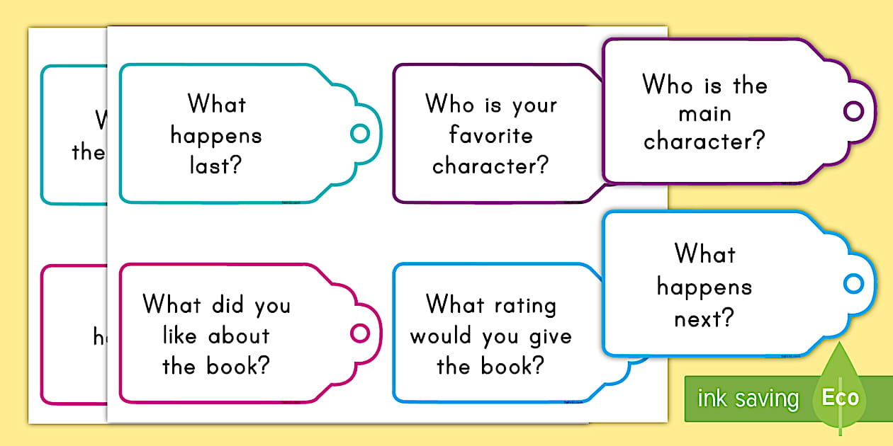 Story Question Cards (teacher made) - Twinkl