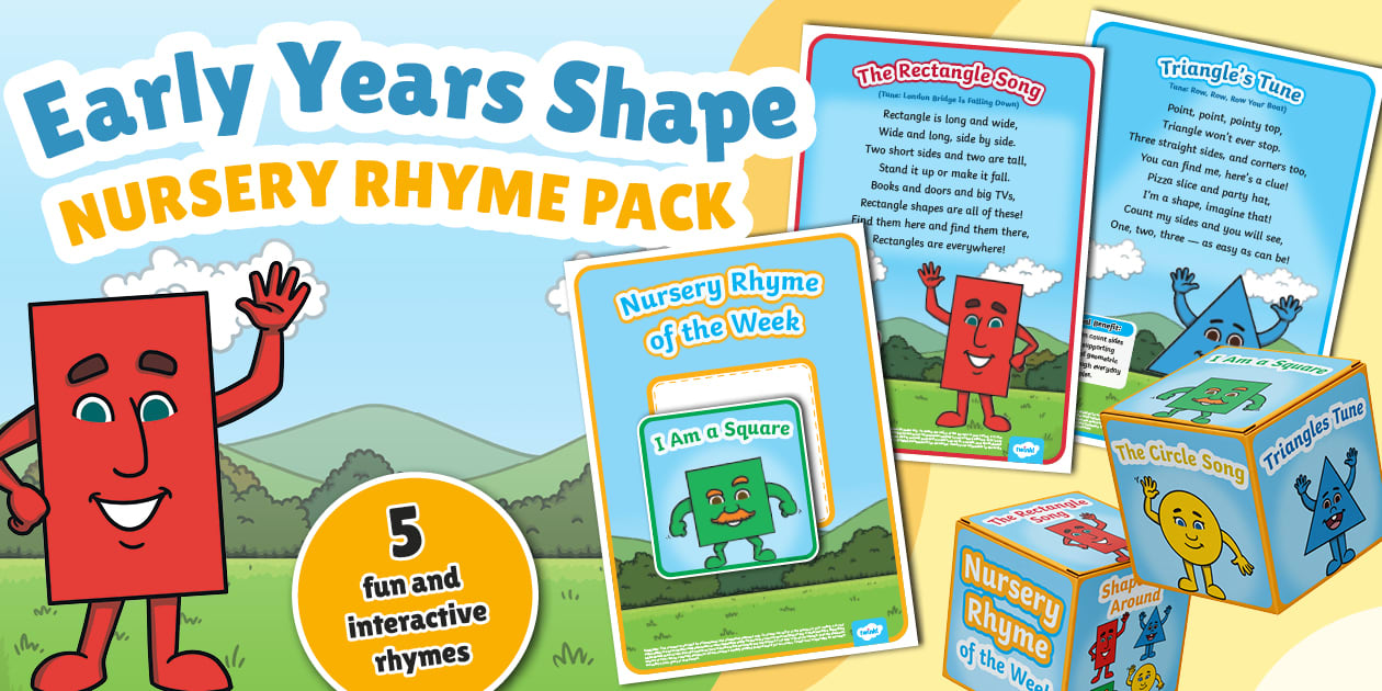 Early Years Shape Nursery Rhyme Pack