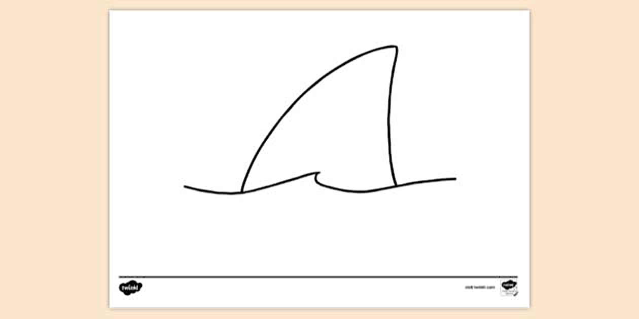 Fin Colouring Sheet | Colouring Sheets