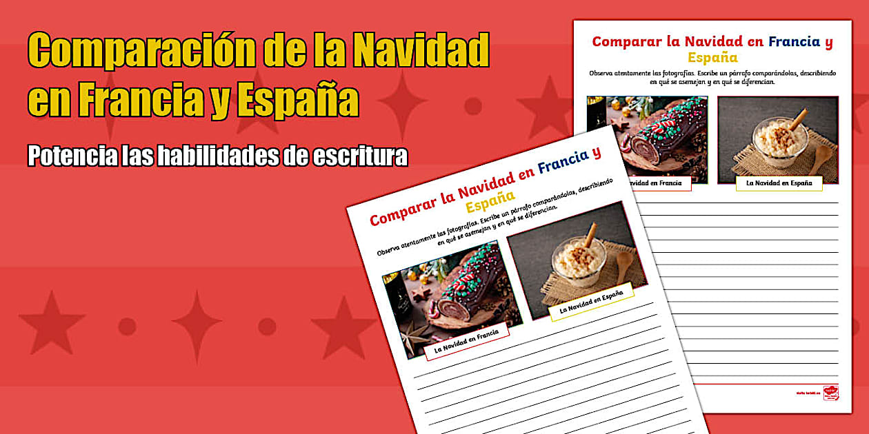 Comparación de la Navidad en Francia y España